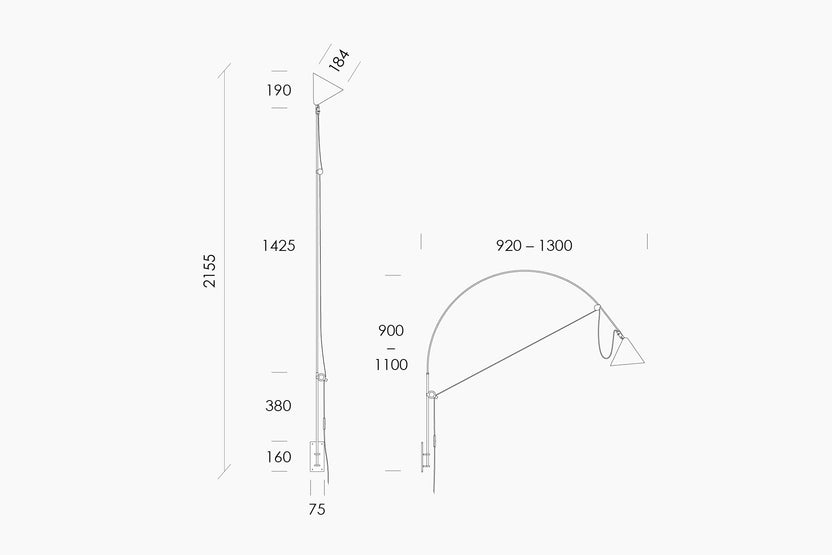 AYNO L | wall – Midgard Licht